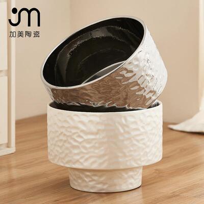 25cm口径JM240107台面蝴花盆蝶兰大蕙兰花器植盆物栽大盆景