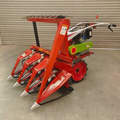 推小型田自走牧草HOH割晒机农手扶拖拉手机带水式稻小麦割倒机