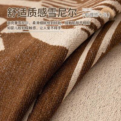 复古沙发盖雪尼布尔高级感沙发巾轻20尼罗00825款防猫抓奢沙套发