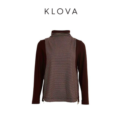 【KLOVA】冬季提拉米苏高领T恤  TT5879(UN)