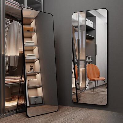 穿试衣镜身全镜落地镜服装店显高衣显瘦美颜卧室EIR直播镜子