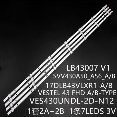 适17DB43H P43d300灯条17DLB43VLXR1-A/B VES430UNDL/A-2D-N12