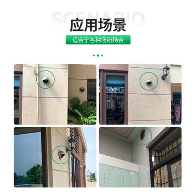 (不锈钢烤漆)适配直径200mmPVC管道304不锈钢新风风帽风口新风配