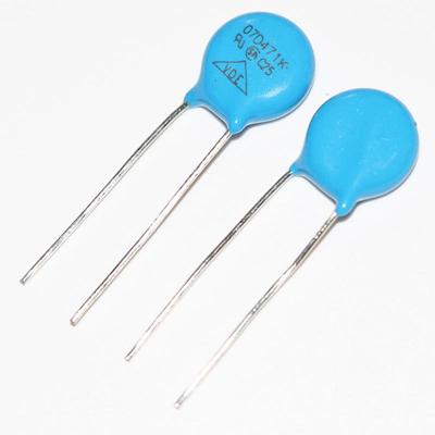 7D471K压敏电阻07D471KZOVCYR直插470V蓝色插件压敏电阻