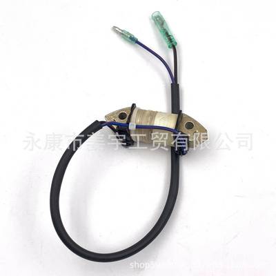 用于东发4冲程9.8马力F9.8舷外机配件充电线圈船外机3V1-06021-0