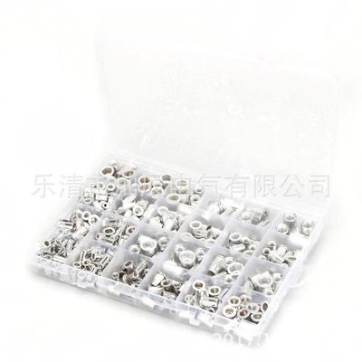 平头竖纹铝铆螺母300PCS盒装铝拉铆螺母公英制组合套装拉帽螺母