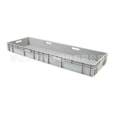 EU41211灰色物流箱大型汽摩配件专用箱周转箱塑料箱