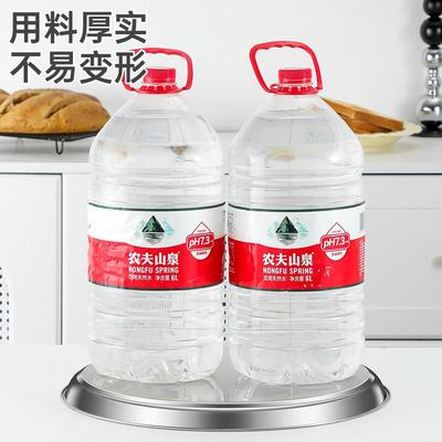 锈特厚不钢盘子圆形托 托盘大圆盘底RVT盘特大号鱼头盘烤盘饭烧厅