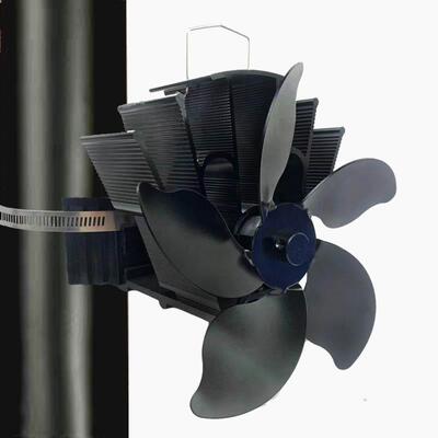 LT398经典壁挂（卡箍款）5叶165自启热动力壁炉风扇暖风