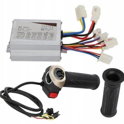 24V36V48V500W350W翼昀有刷控制器加长线转把留言备注几V几瓦