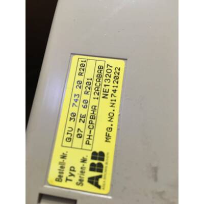 ABBCPU07ZE60R201orderNo:GJV3074320R201Geb/07ZE6