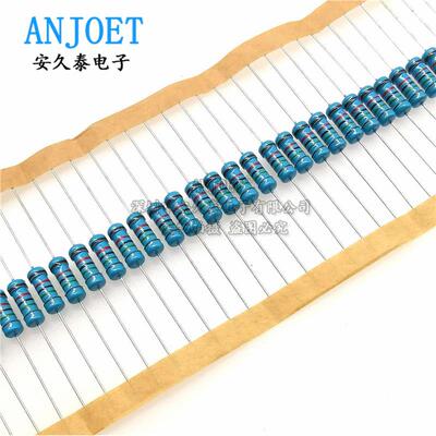 1W直插色环电阻 10R/15R/27R/39R/56R/68R~91R 金属膜电阻 精度1%
