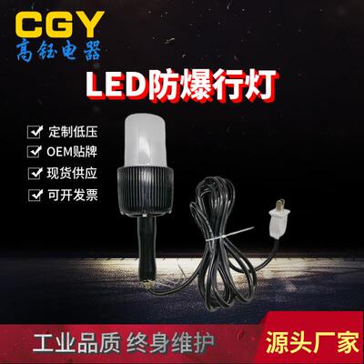 LED低压移动防爆灯FW6320应急照明灯12Wled工作灯低压24v36v