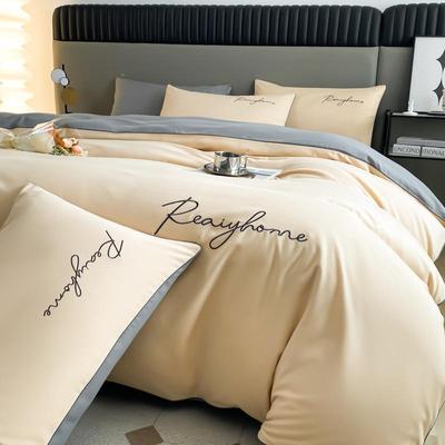 磨毛床上四件套春秋简床单被床笠款约床套品套件学宿舍三生件MHZC