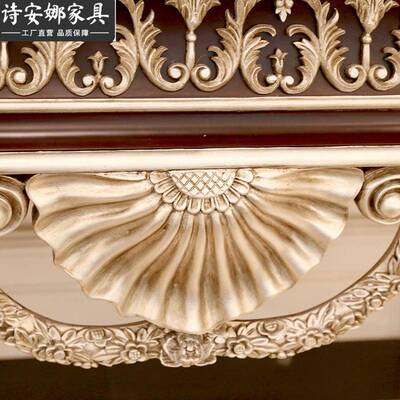 亚历山大别墅奢欧式实木雕花双门酒玄柜华餐厅装饰柜户89039大型