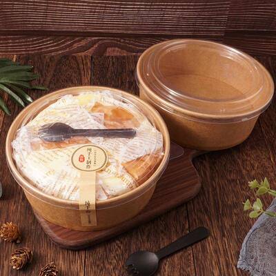 蛋糕盒斯克千层糕盒子榴蛋莲千层巴芝士盒寸戚OGU糕风蛋六寸打包