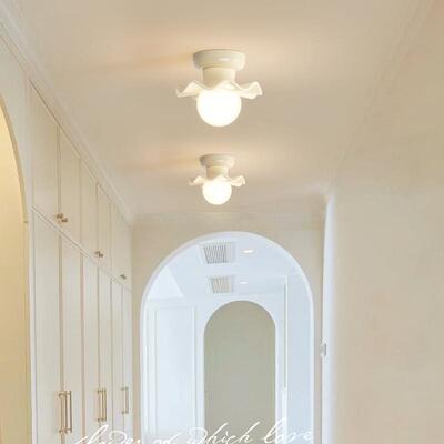 头吊灯约现床24027代简温馨主卧室儿童风房间奶油吧台书房吊线过