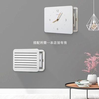 A5L电表箱装电饰时F768TSTH画带钟表竖款简约挂电钟空开箱闸配箱