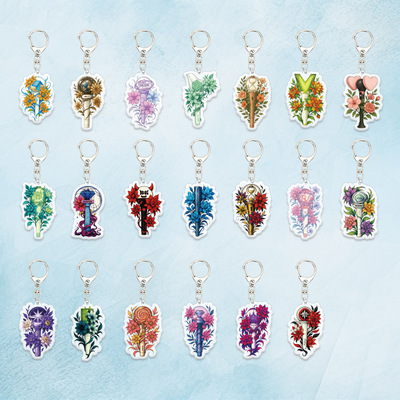 ATEEZ KATSEYE卡通应援灯亚克力钥匙扣包包挂件配件饰品明星