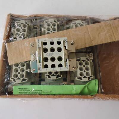 意大利ILME重载联接器CSEF06CSHF0616A500V快速接线6孔母端
