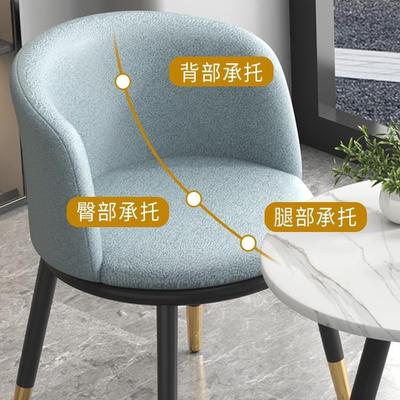 阳台休室闲桌椅一桌二椅网红奢内IBI喝茶椅桌套装接待轻洽谈桌椅