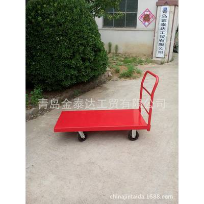 工平推板具车货35256仓车流库房物用大载重四轮推车