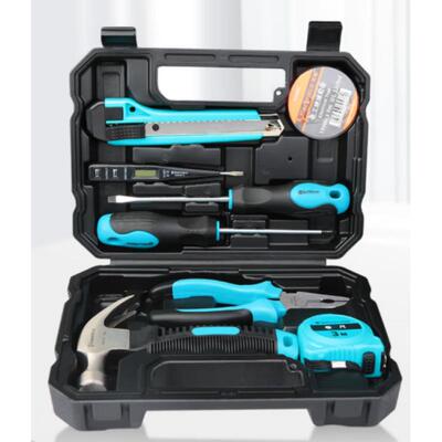 钢盾G010008多功能五金工具电工业级维修加厚收纳工具组套8件套