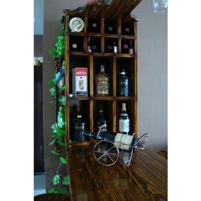 家用吧桌实木隔断HFH台酒柜客椅厅吧台简吧台吧组合约现代门厅吧