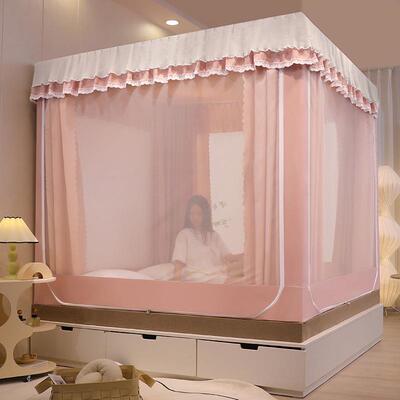 防尘遮光布帘蚊cp#40090帐床坠一体式家用卧室儿童婴防摔蒙古包儿