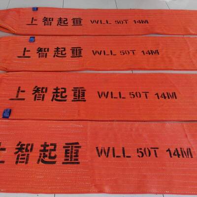 50吨16米扁平吊带吊装带50T吊装带索具泰州上智起重