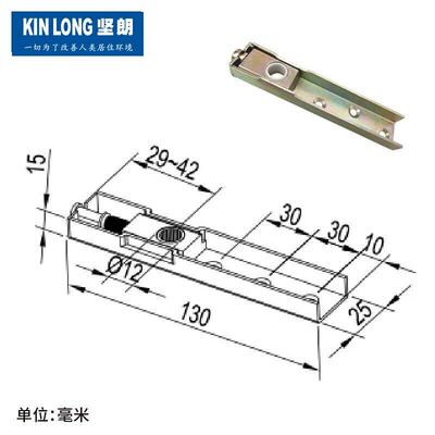 坚定朗地弹簧承130K重G含配件90度位框有框玻璃WM01405无门地埋式