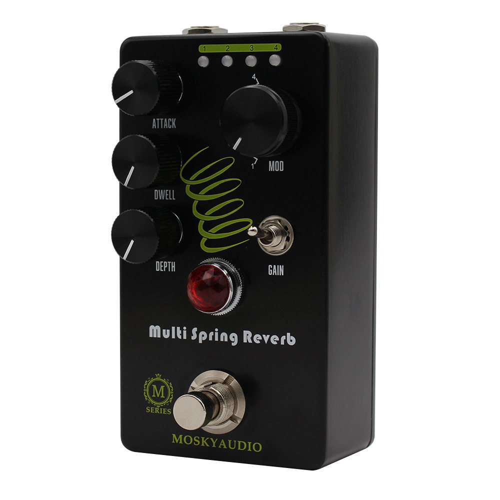 MOSKYAUDIO MULTI SPRING REVERB 吉他效果器 混响效果器