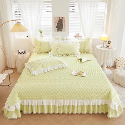 夹棉床盖季通用棉床单三米件套IFH榻防榻炕四盖毯子滑床罩裙保护