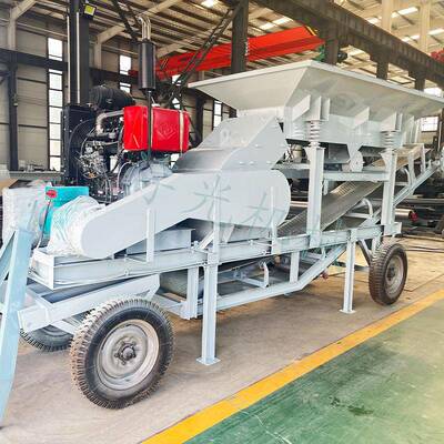 山页JLA岩破碎泥车混凝土水块鹅卵石碎碎石机锤式制砂机移动矿破