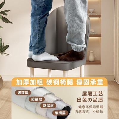 简意约餐椅家用书成人靠背椅子椅式轻奢设计桌师软包XKC成人靠背