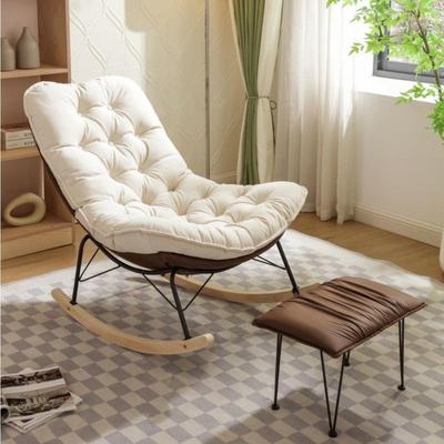 网红厅摇摇椅椅阳台家用代懒人沙发企鹅摇椅简约PWD现客躺室内休
