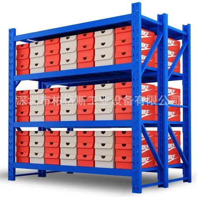 厂522家供20型KG轻0中型重扣型仓库货架卡式层板横梁式白色仓储货