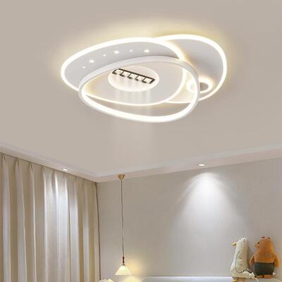 现全光谱14434护眼客灯简约代大厅气205年新2款大灯吸顶灯智能主