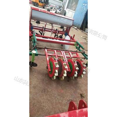单垄四体行作物播种设备JXR种四行平铺膜播种一机农土用铺膜植机