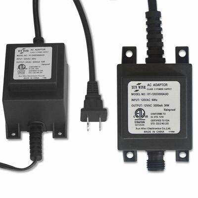 LED电源电子防水变压器 SAA防水电源 12V3A线性电源 火牛充电器