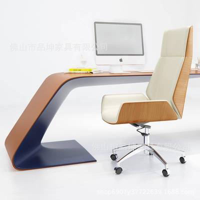 用会议GYB椅电简约现代实木办公椅旋转脑椅家老椅板会议椅升降转