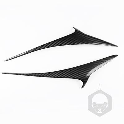 适用于起亚KIA斯J格K8stinger2018+MS碳纤维汽车改装灯眉装饰条