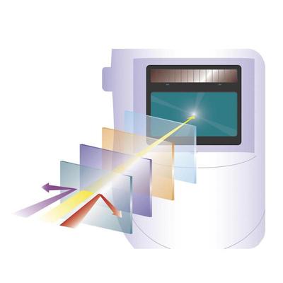 自动变光电焊面屏太阳能智能焊接面罩电焊安全面罩代尔塔101505