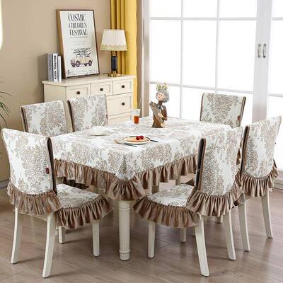 奢5202新款欧北轻家用套H283杨装餐桌椅子套支持