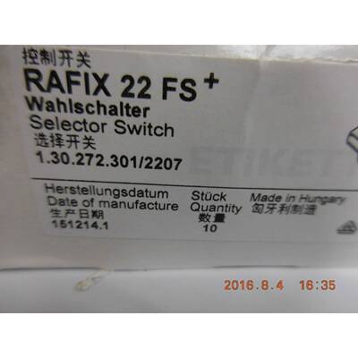 RAFIX1.30.272.301/2207选择开关