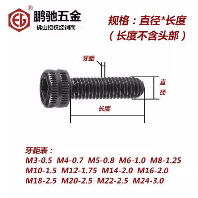 14.9级内六角螺丝EGM鹏驰杯头螺钉高强度螺栓40CrMoV