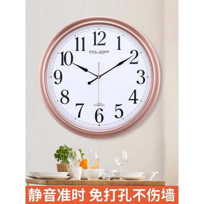 大寸客厅挂挂钟电子室钟表简约挂墙尺表F975ST7M公司前台会议石新