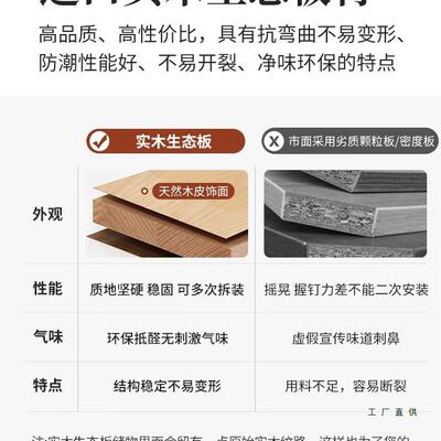 加园F98STSM6厚实书架置物架落木书地客厅简易组合格子柜幼儿储物