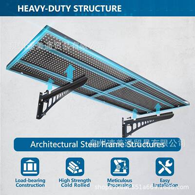 新款车库车置物架用多途仓库储物挂架金属HLJ重型壁挂式单悬架