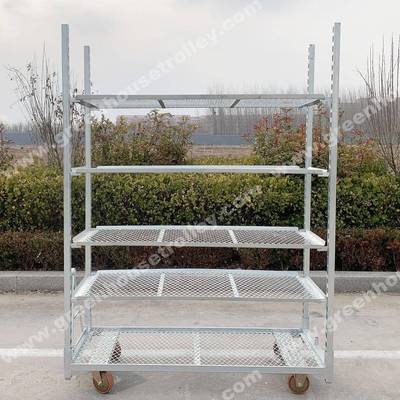热镀锌鲜搬运花车育苗架周花卉台车热SSW镀锌转灵活
